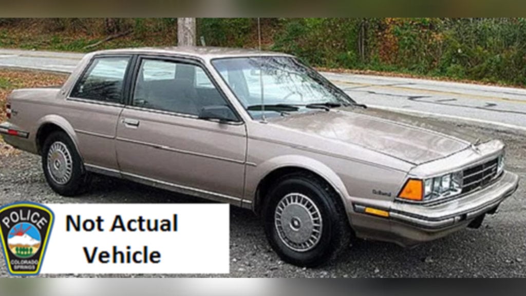 Colorado Springs Police looking for suspect in hit and run crash