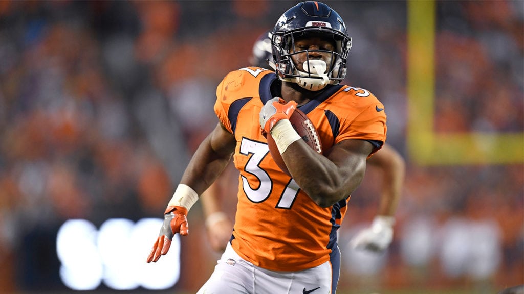 Broncos name Royce Freeman starting running back