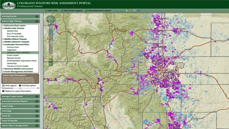 Nearly half of Coloradans now live in wildfire risk zones