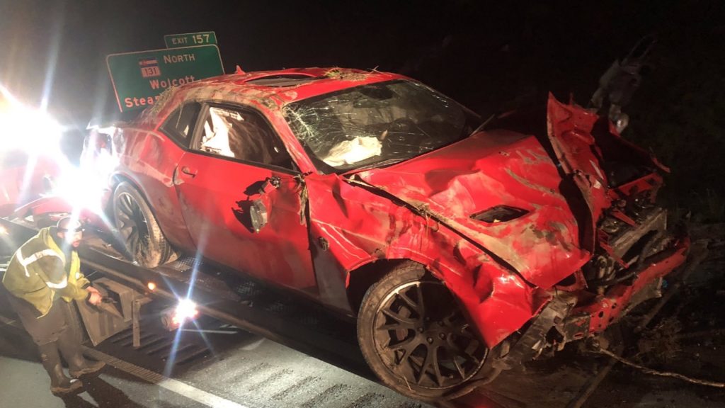 Challenger Hellcat driver hits 130 mph to avoid police, crash closes I-70